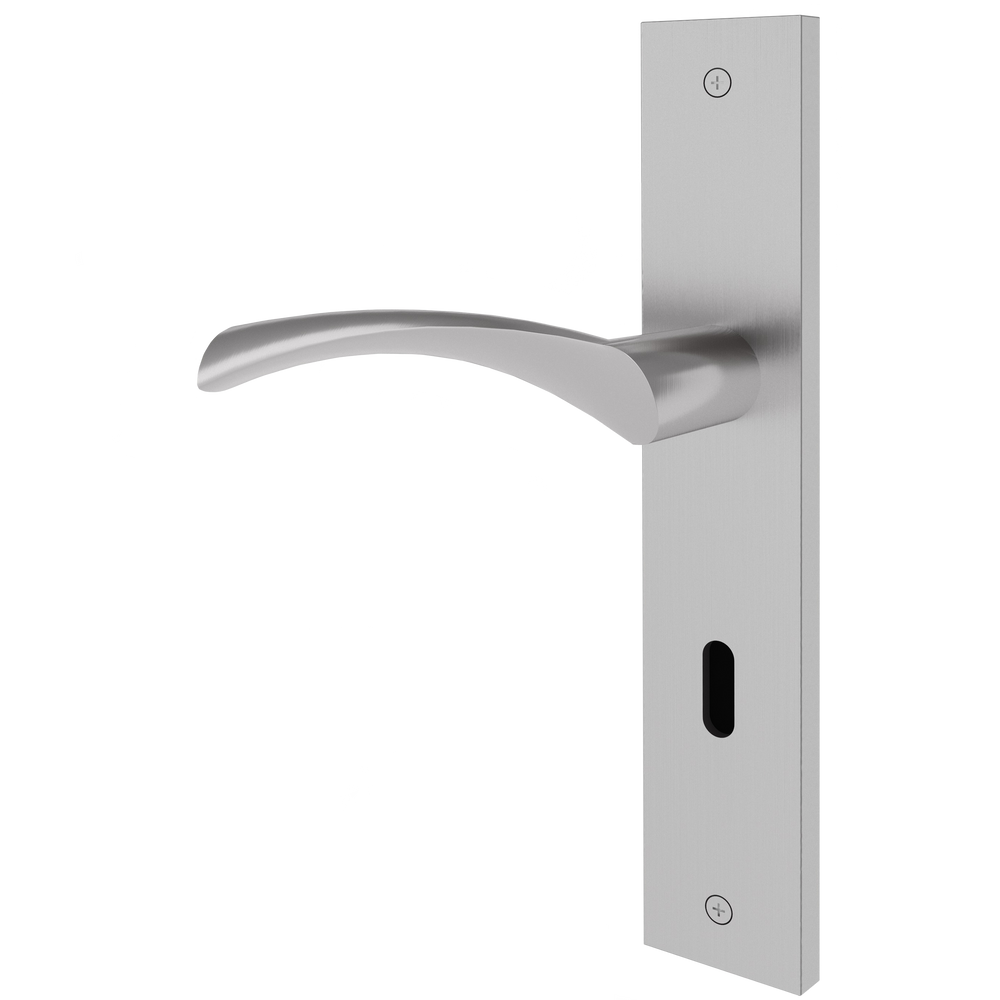 Langschildgarnitur eckig L-Form geschwungen Modell Garuna Edelstahl ...